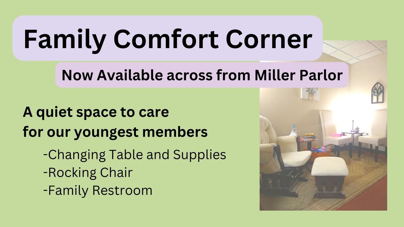 Family Comfort Corner Now Available | Stone UMC